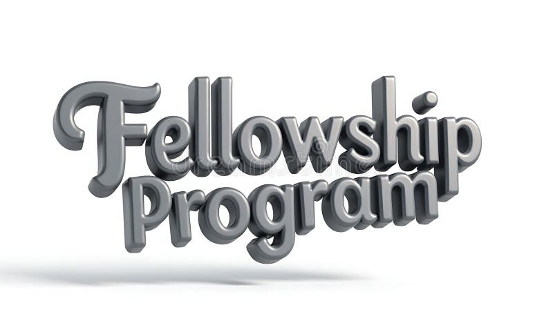 Fellowship Program Details Showcasing Engaging Typography with Modern ...