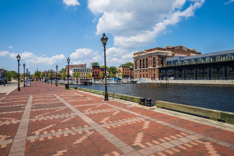 Fells Point/ Canton Waterfront in Baltimore, Maryland Editorial Image ...