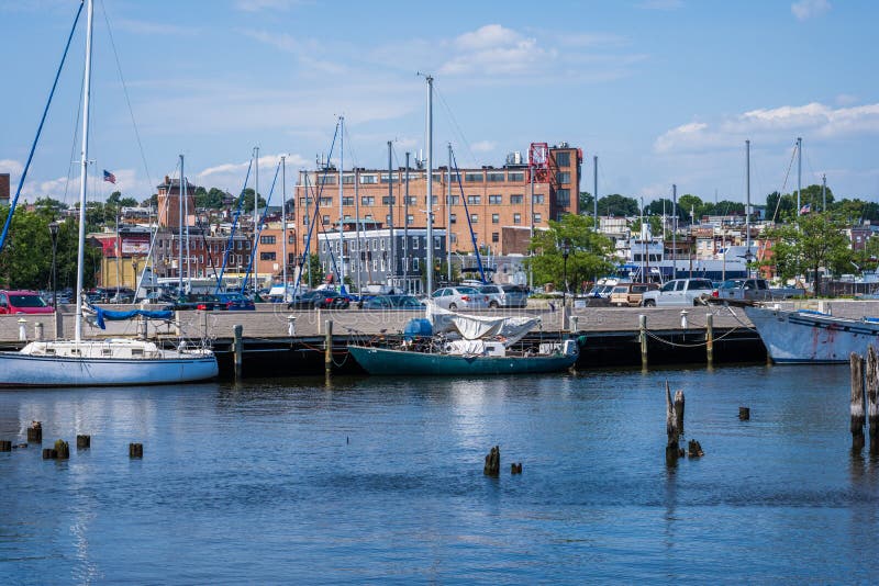 Fells Point/ Canton Waterfront in Baltimore, Maryland Editorial Stock ...