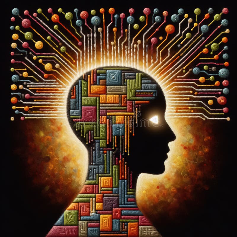 Felt Art Patchwork, a Humanoid Robot, Artificial Intelligence is ...