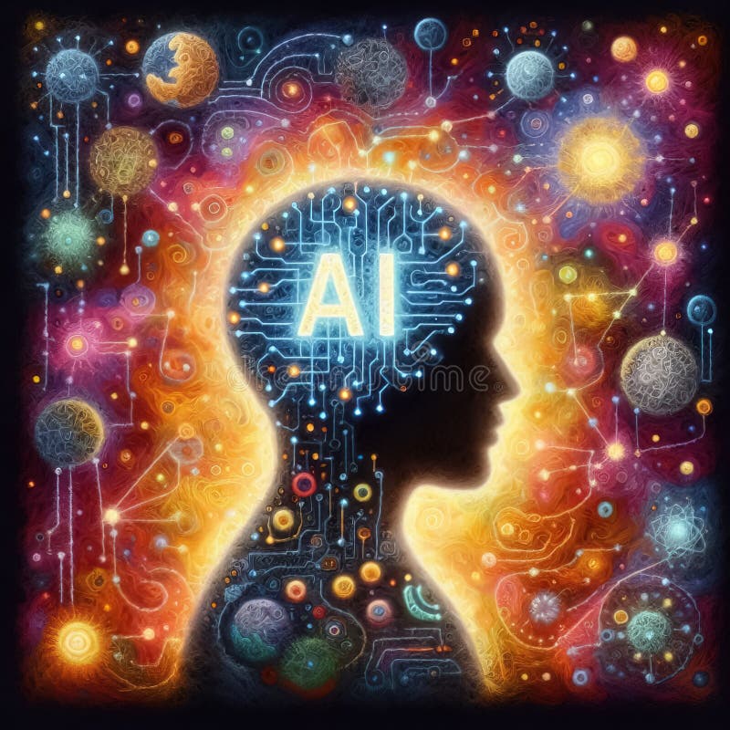 Felt Art Patchwork, a Humanoid Robot, Artificial Intelligence is ...