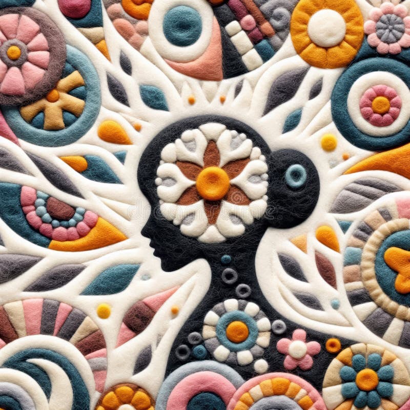 Felt Art Patchwork, International Women S Day Concept Stock ...