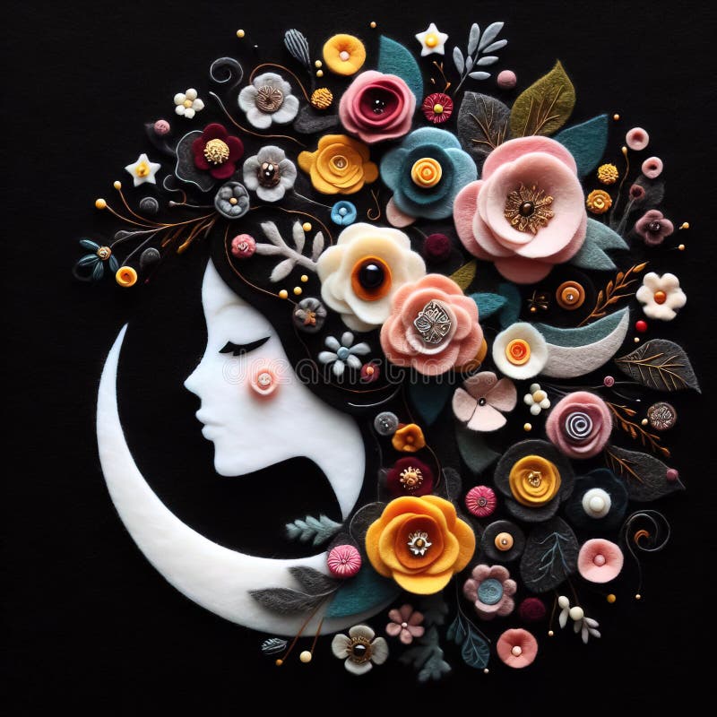 Felt Art Patchwork, International Women S Day Concept, Generative AI ...