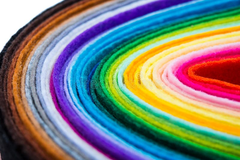 Felt fabric sheets stock photo. Image of fiber, craft - 68547314