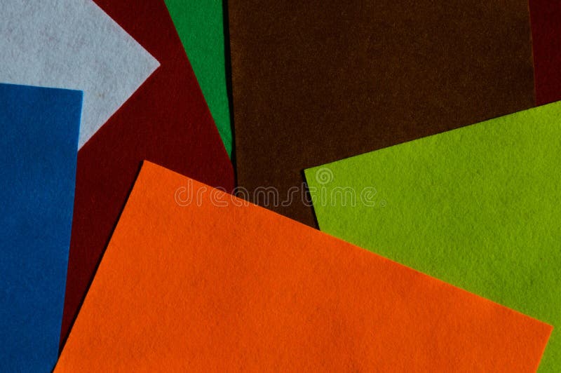 Felt Sheets. Multi-colored Background for Decoration. Abstraction ...