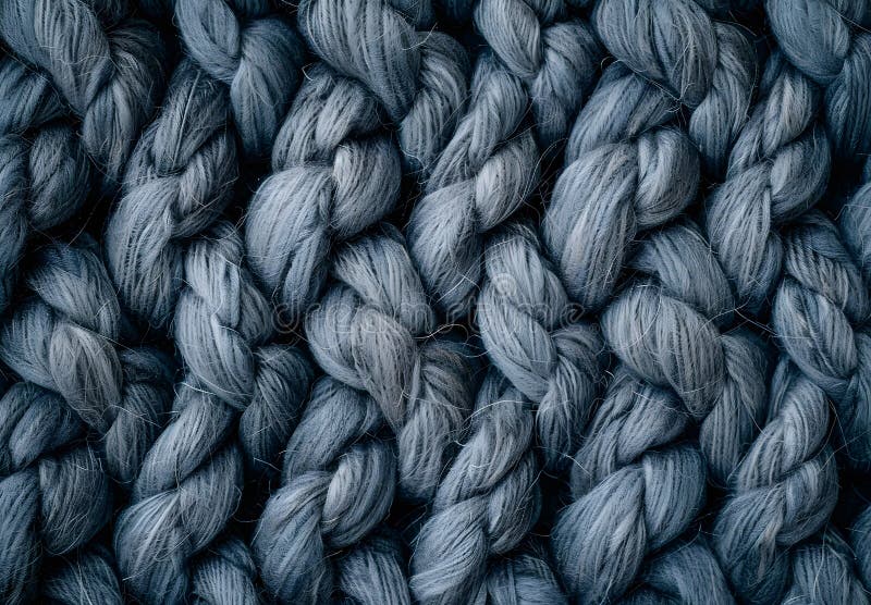 Seamless Grey Braided Fabric Texture Stock Illustration - Illustration ...