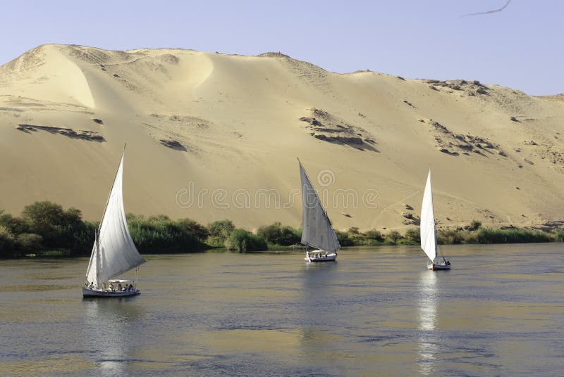 Feluka stock foto. Image of afrika, hemel, egypte, zeil - 10846846