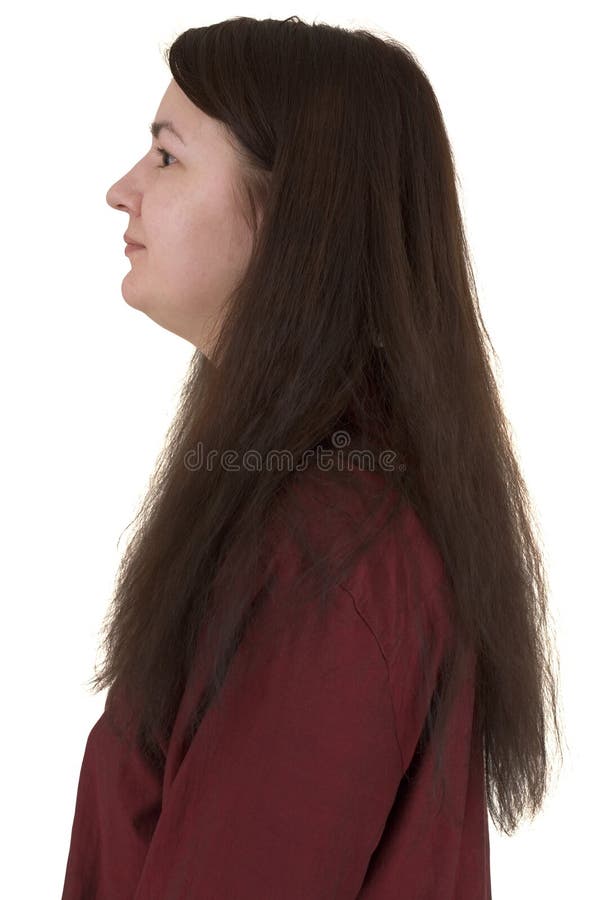 Femail portrait - profile stock photo. Image of pretty - 7919952