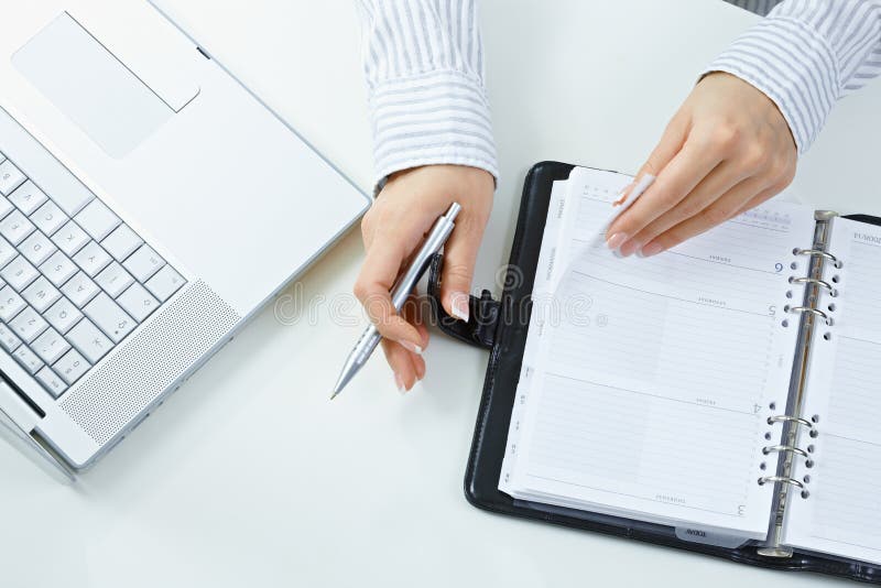 Femal hand turning page stock photo. Image of high, human - 10928808