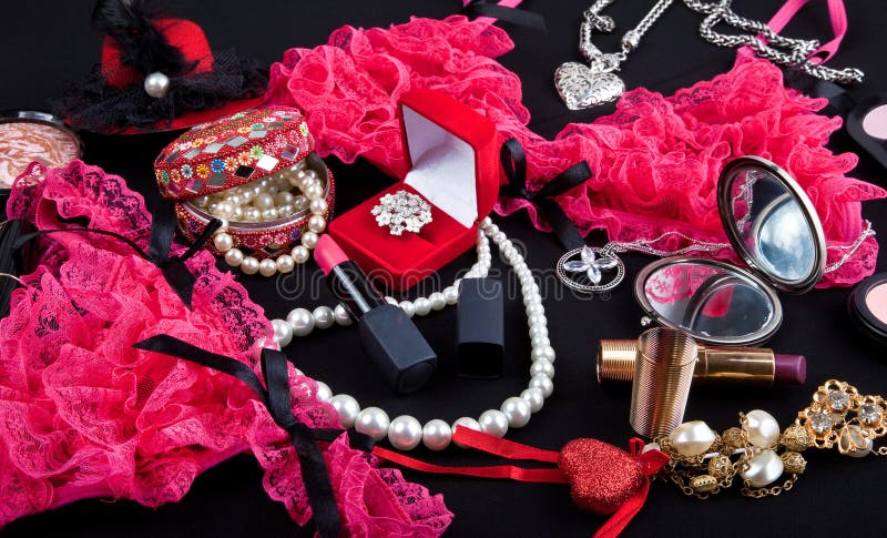 Female accessories stock photo. Image of glamour, romantic - 21864204