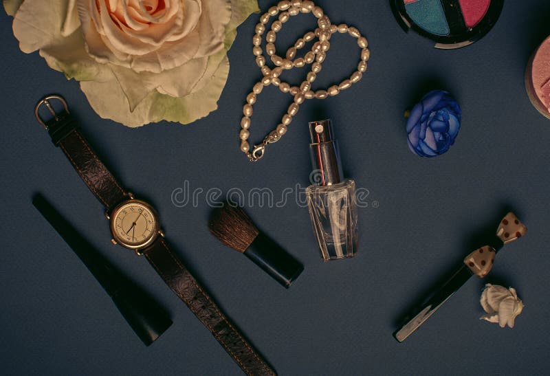 Female Accessories and Cosmetics Stock Photo - Image of female, life ...