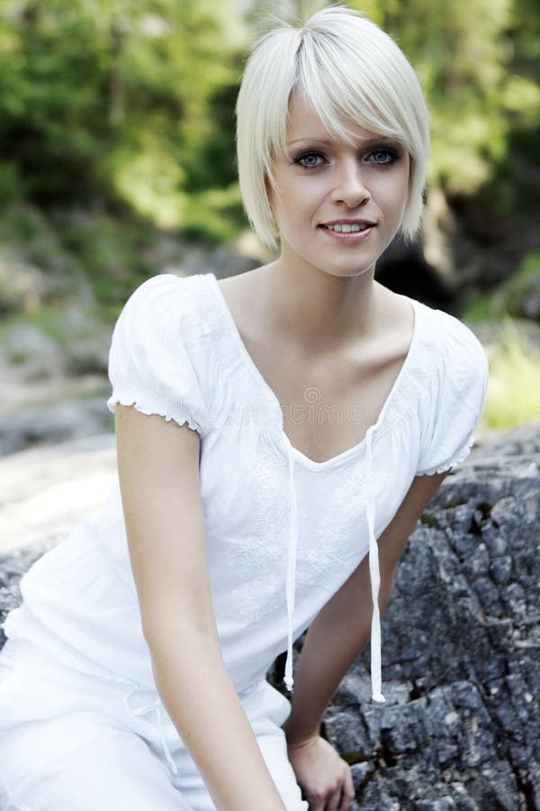 Beautiful Pert Young Blond Woman Stock Photos - Free & Royalty-Free ...