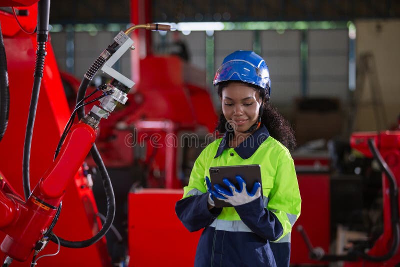 African Technician in Overall Installing Oven Stock Image - Image of ...