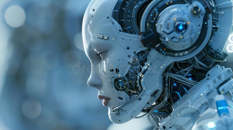 Female Android with Artificial Intelligence Realistically Looking To ...