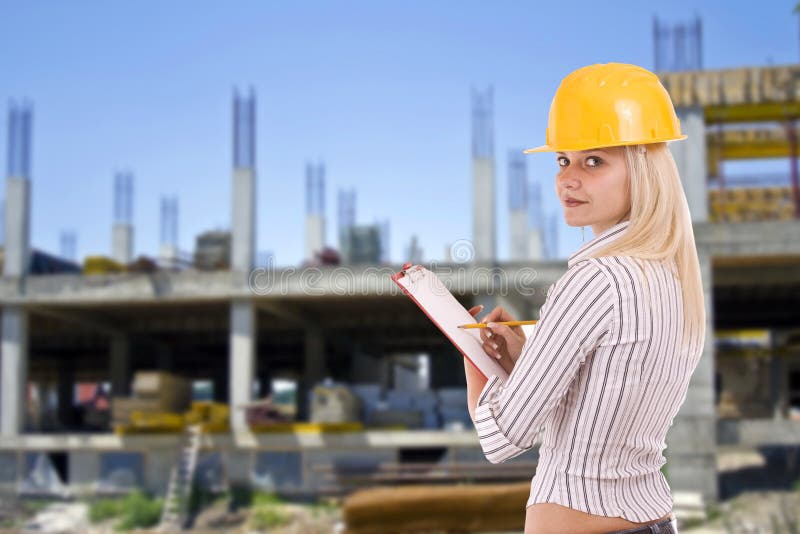 Female architect stock photo. Image of smile, beautiful - 16773568