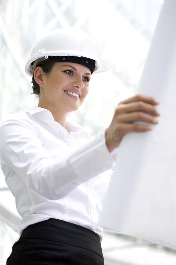 Female architect stock photo. Image of executive, adult - 6281106