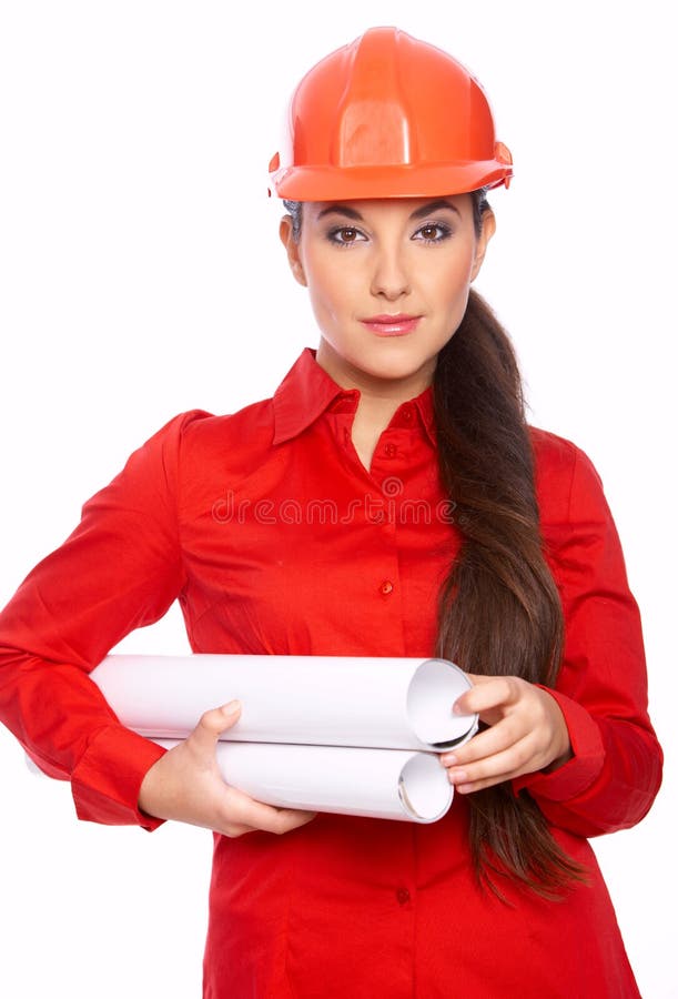 Female Architect stock image. Image of studio, architect - 7177719