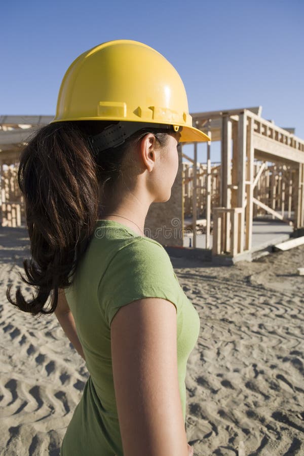 Female Architect at Site stock photo. Image of profession - 29655506