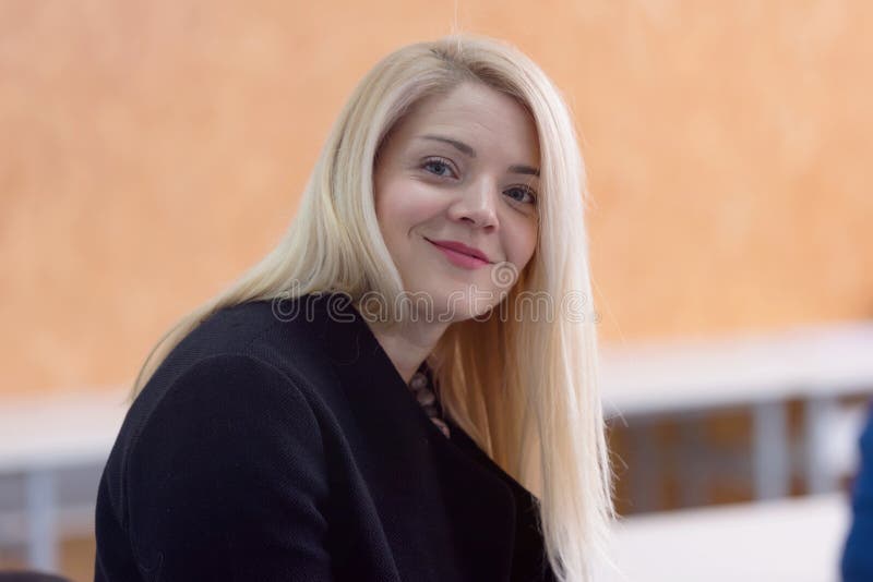 Female Architecture Teacher at Work. Female Professor Explain ...