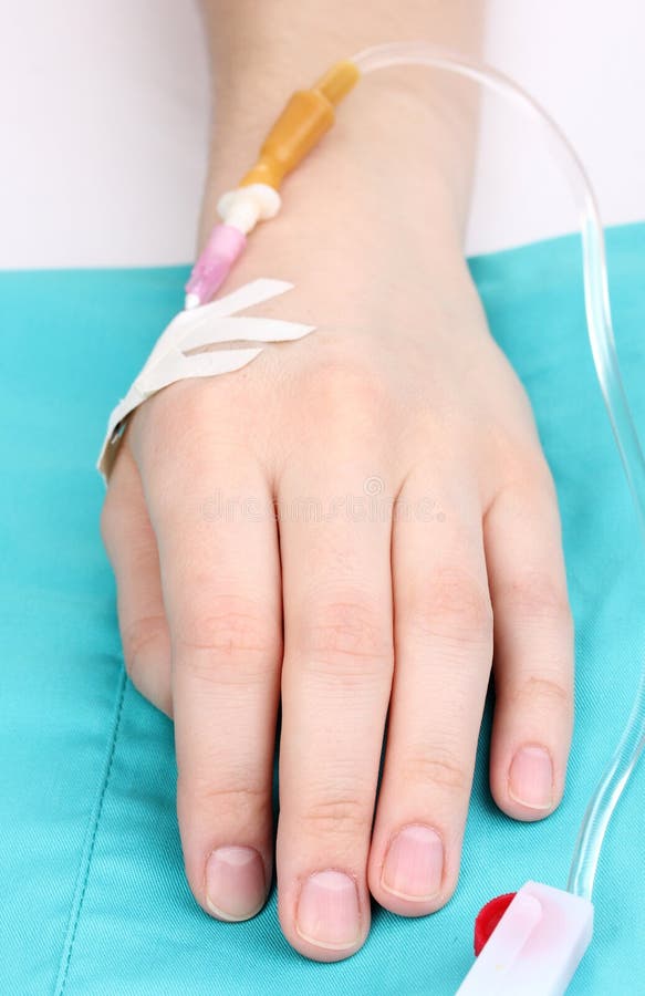Female arm with infusion stock image. Image of health - 24648783