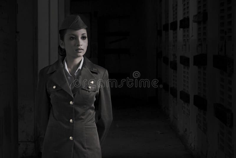 Female Army Personnel stock image. Image of woman, forces - 2407677