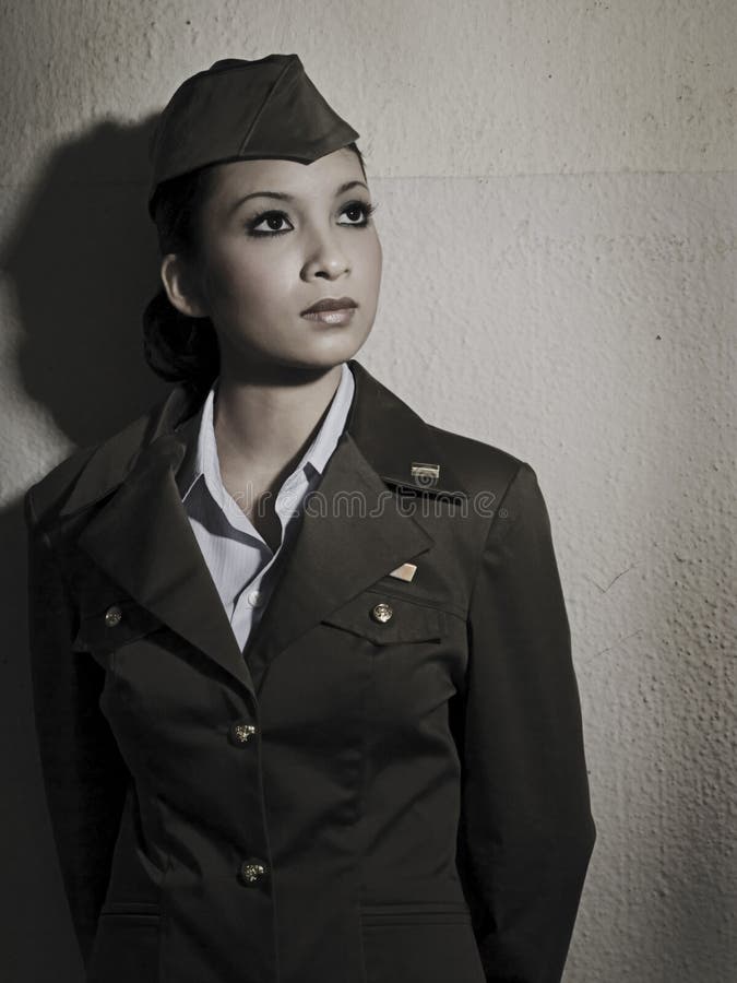 Female Army Personnel stock image. Image of woman, forces - 2407677