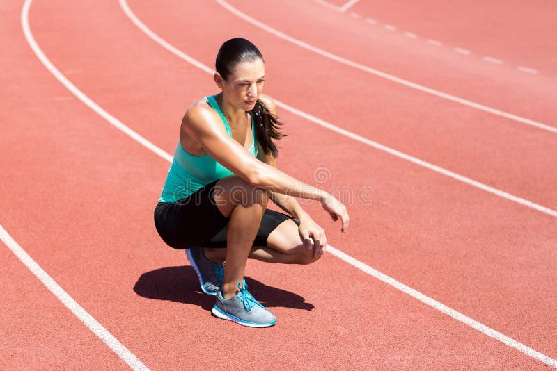 228 Female Runner Kneeling Stock Photos - Free & Royalty-Free Stock ...