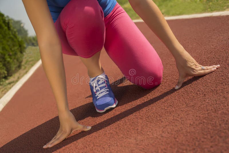 Female athlete stock image. Image of healthy, preparation - 38842557