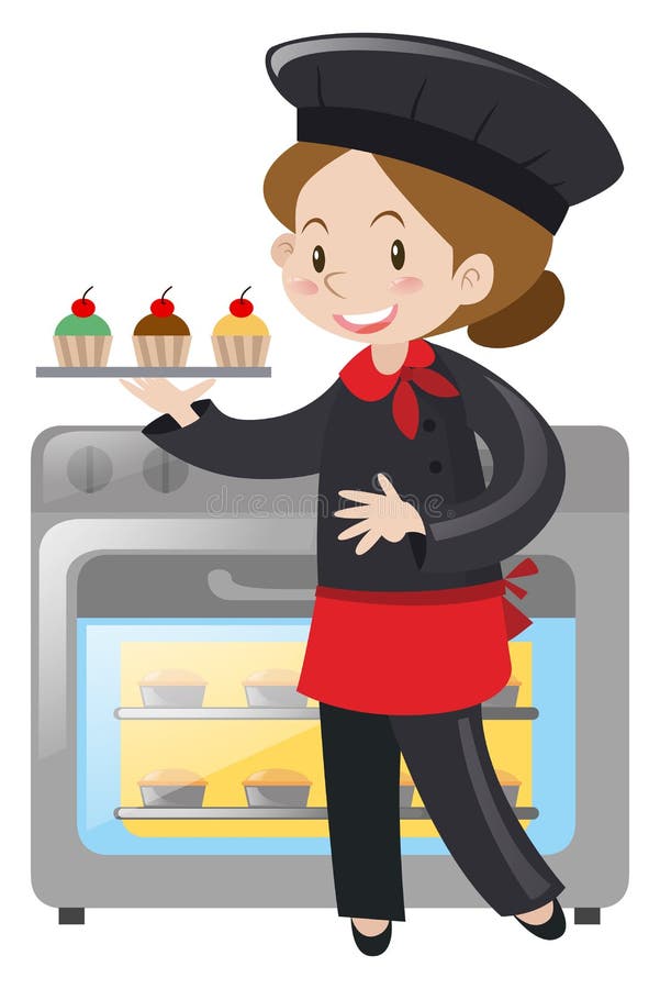 Female Baker Stock Illustrations – 2,148 Female Baker Stock ...