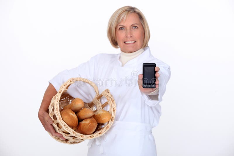 Female baker stock photo. Image of female, cook, chef - 35918762
