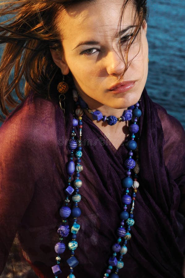 Female beauty stock image. Image of calm, ocean, people - 6418431