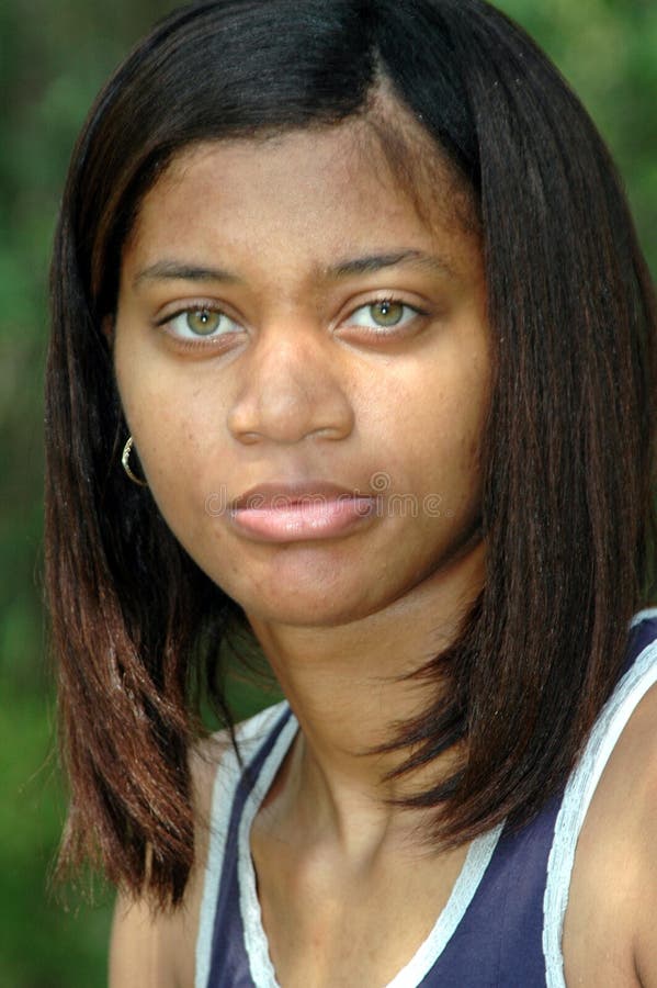 Female Beauty Expression Outside. Stock Image - Image of expressions ...