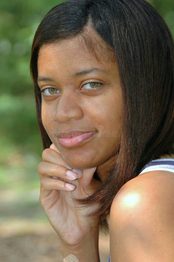 Female Beauty Expression Outside. Stock Photo - Image of casual ...