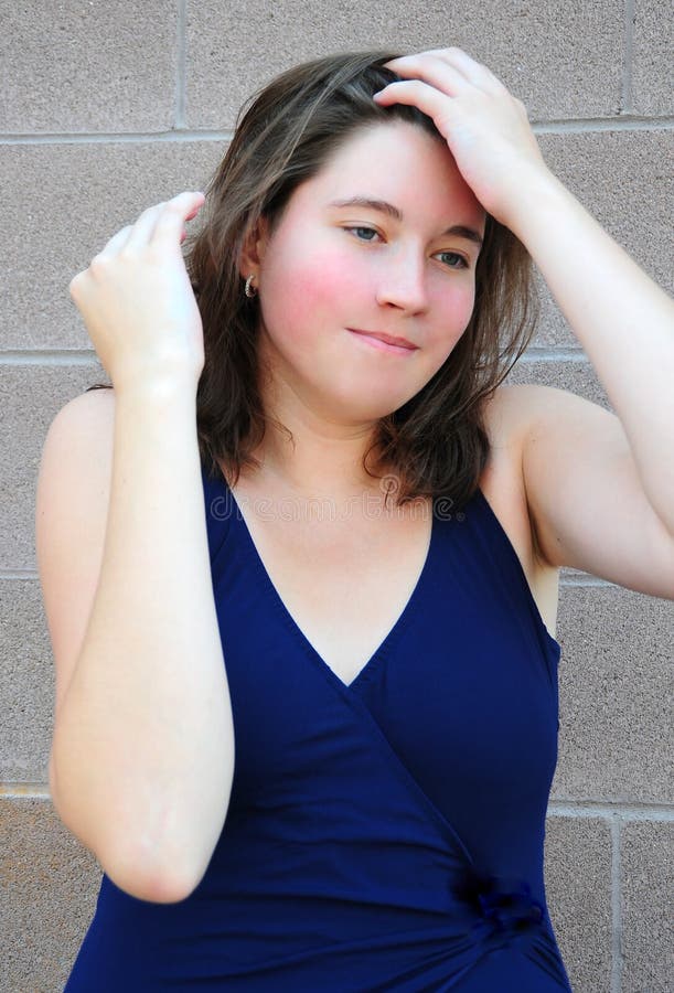 Female Beauty Expression Outside. Stock Image - Image of expression, women: 223917355