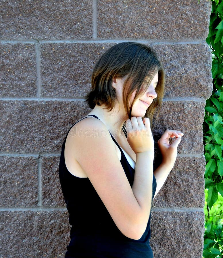 Female beauty expressions. stock image. Image of outside - 65862645