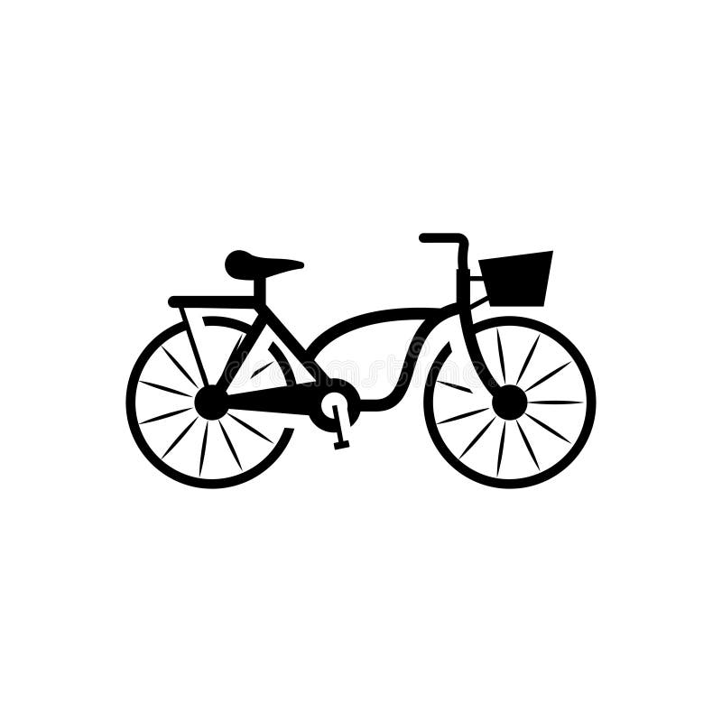 Female Bicycle Icon. Vector Illustration. Vector Symbols Stock Vector ...