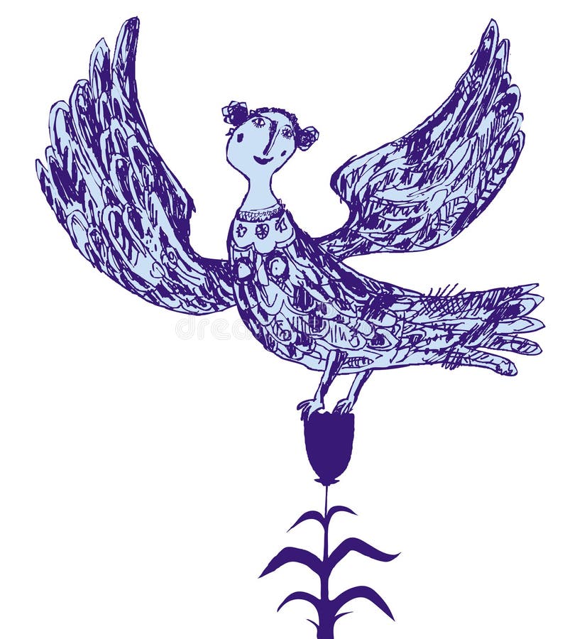 Female bird stock illustration. Illustration of bird - 28212917