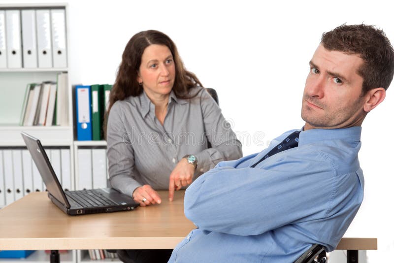 Female boss is angry stock image. Image of entrepreneur - 36621275