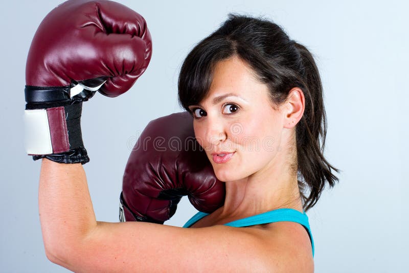 Female boxer stock photo. Image of boxer, courage, violent - 20351338