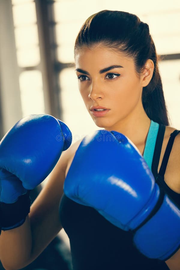 Female Boxer stock image. Image of competitive, lifestyle - 46902211