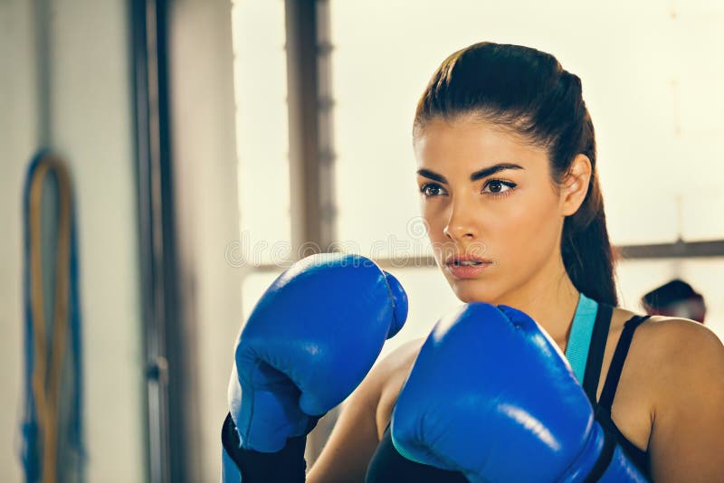 Female Boxer stock photo. Image of kickboxing, fitness - 48006834