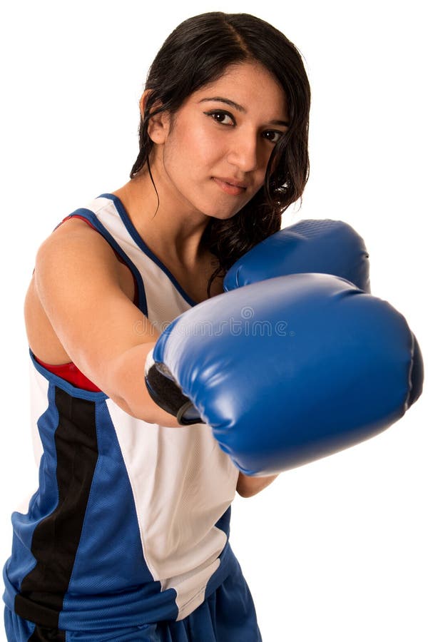 Female Boxer Training stock photo. Image of people, uniform - 39993338