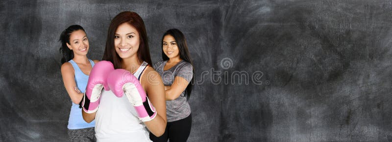Female Boxer Working Out stock photo. Image of kickboxing - 79393078