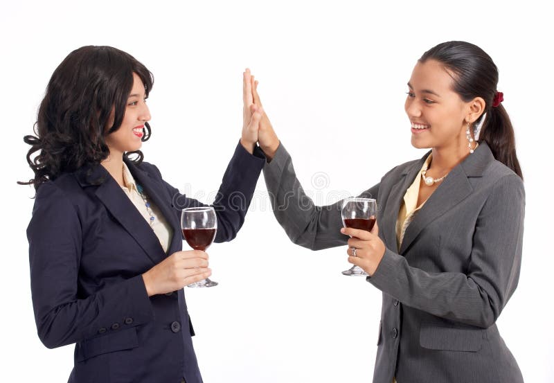 Female businesspartners stock photo. Image of refreshment - 6035188