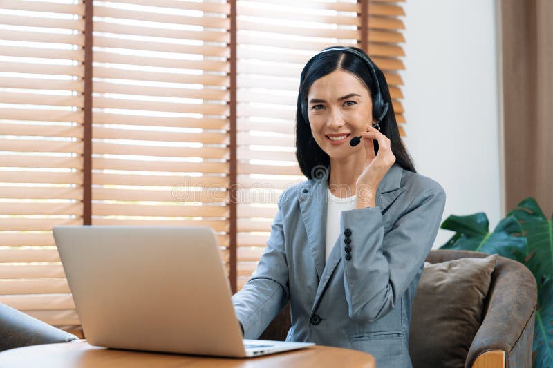 Female Call Center Operator or Customer Service Helpdesk Staff. Blithe ... Female Call Center Operator or Customer Service Helpdesk Staff. Blithe ...