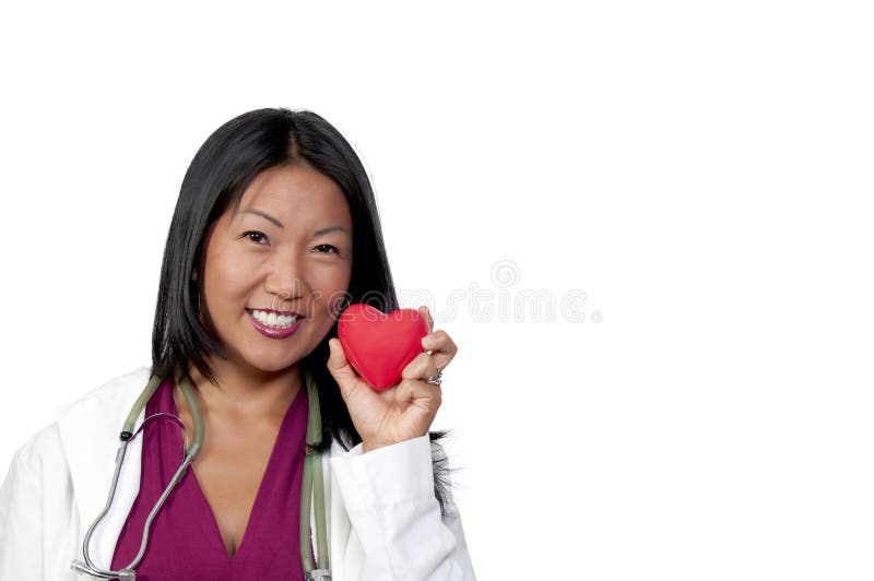 Female Cardiologist stock photo. Image of asian, beautiful - 15975224