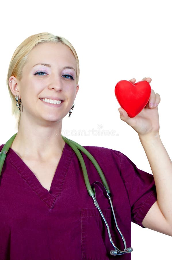Female Cardiologist stock photo. Image of shape, blonde - 16820016