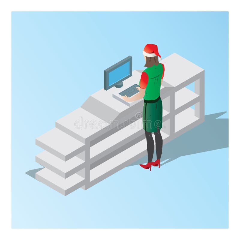 Stick Figure Cashier