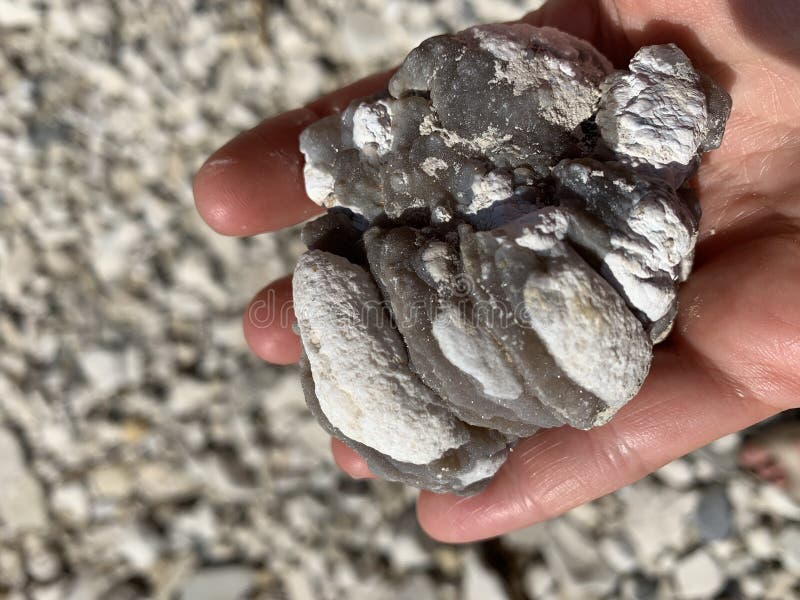 Female Caucasian Hands Holding Stone Stock Photo - Image of relaxation ...