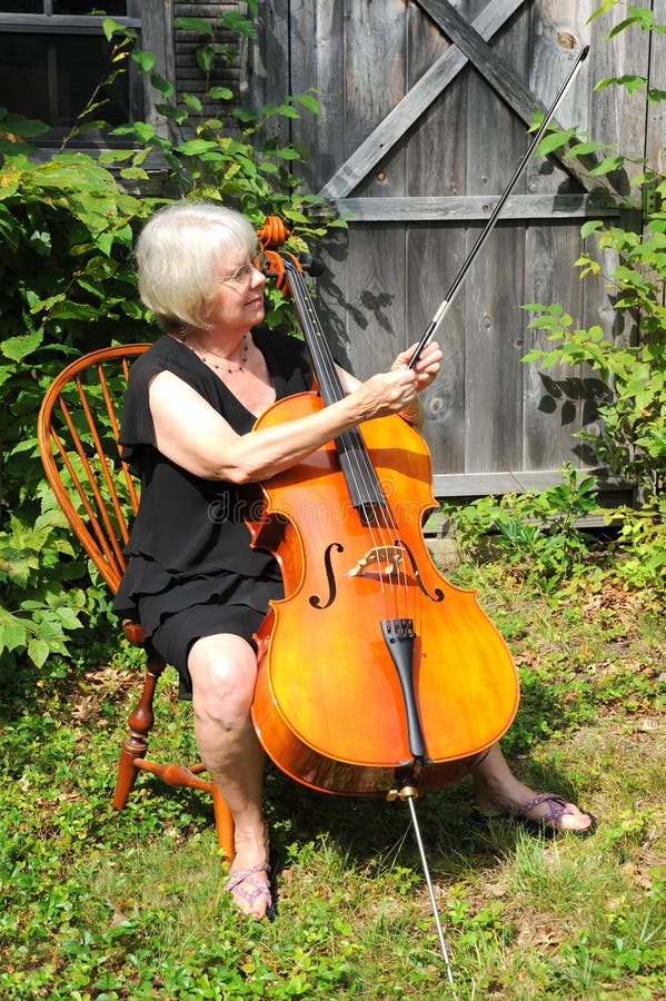 Female cellist stock image. Image of adult, instrumant - 21529011